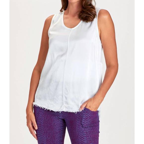 XCVI | Tops | New Xcvi Rayden Tank In White | Poshmark